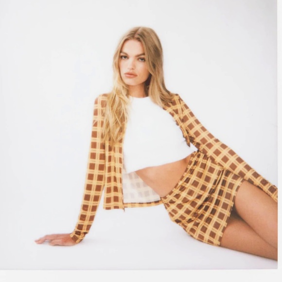 With Jean | Skirts | Nwt With Jan Miles Mini Skirt | Poshmark